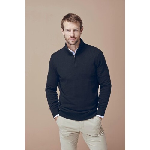 Henbury Men's Quarter Zip Jumper | YOW! Onlineshop
